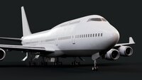 Boeing 747-400 Airplane 3D Models | ActionVFX