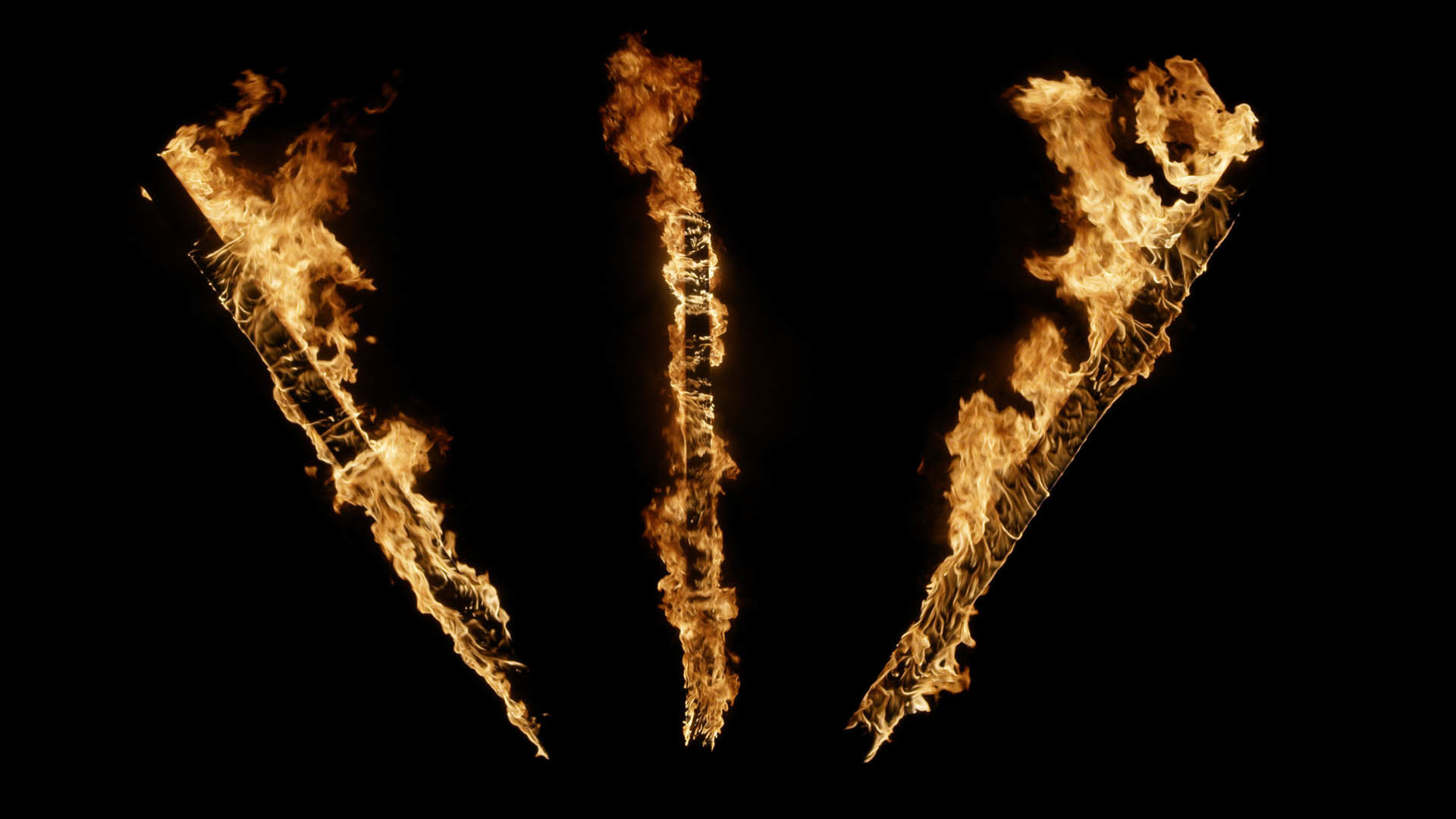 Burning Poles Stock Footage Collection | ActionVFX