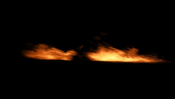 Windy Fires Windy Fire Low Angle Side 3 vfx asset stock footage